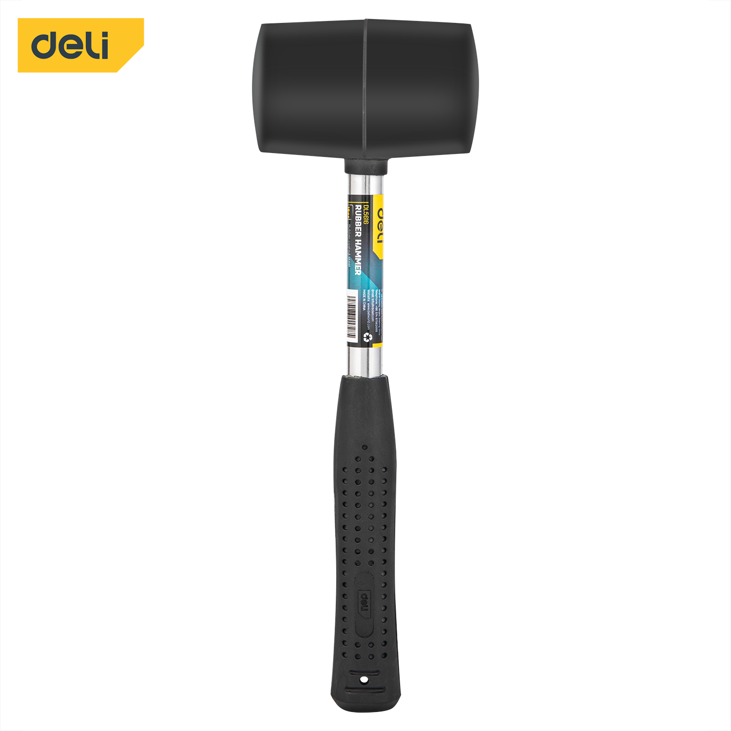 Rubber Hammer with Steel Handle 16oz from China manufacturer - Deli Tools Rubber Hammer with Steel Handle 16oz from China manufacturer - Deli Tools